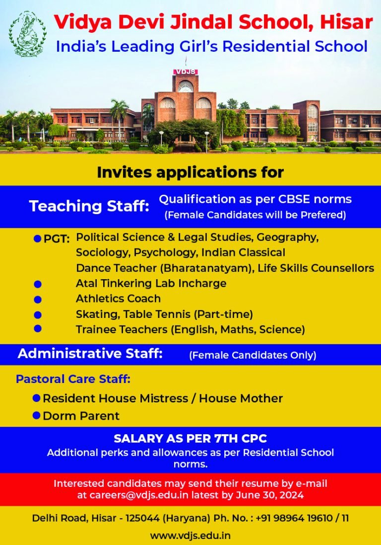 Vidya Devi Jindal School - Best Boarding School for Girls in India